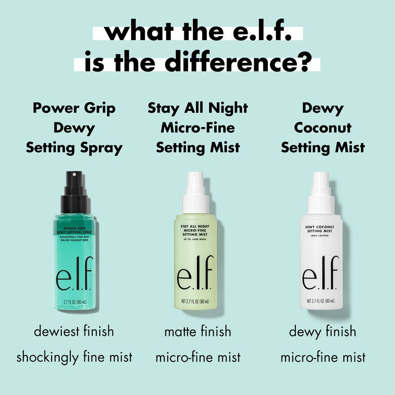 Power Grip Dewy Setting Spray | e.l.f. Cosmetics