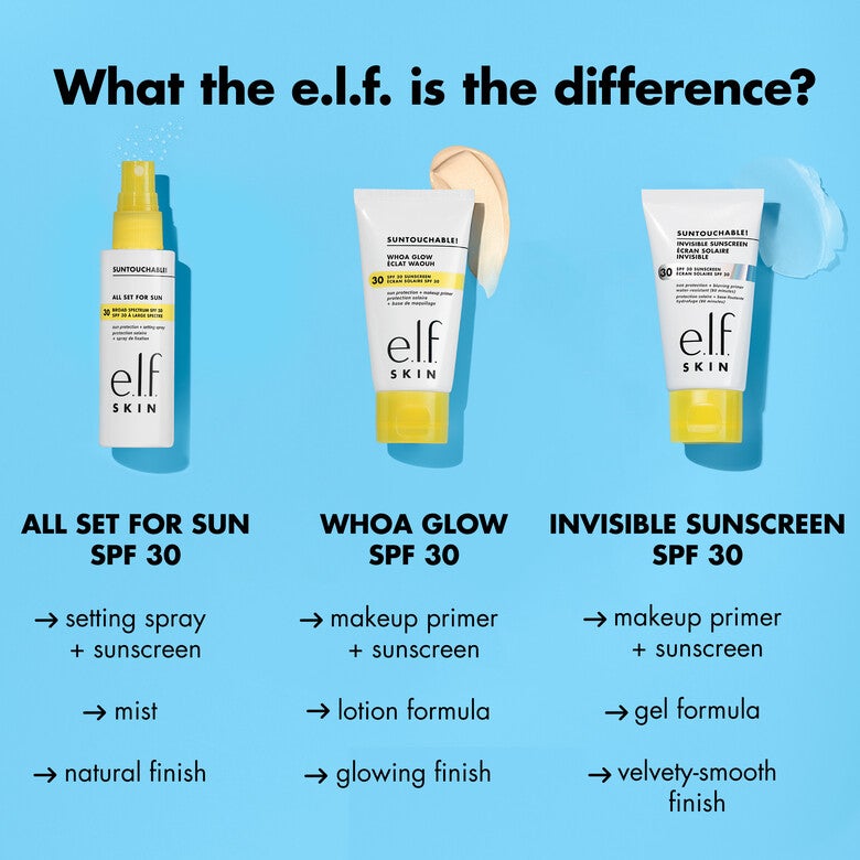 Suntouchable! All Set For Sun Setting Spray SPF 30 | e.l.f. Cosmetics